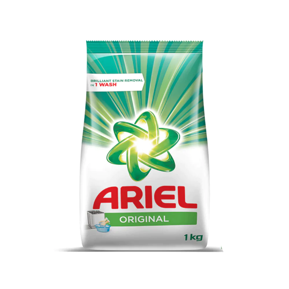 ARIEL WASHING POWDER ORIGINAL PERFUME 1KG – Al Farooq Shopping Mall
